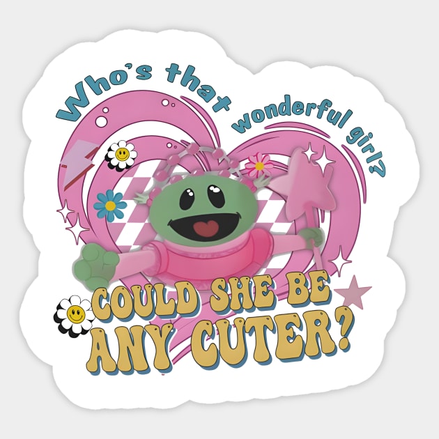 Nanalan Whos That Wonderful Girl Nanalan Whos That Wonderful Girl Sticker Teepublic